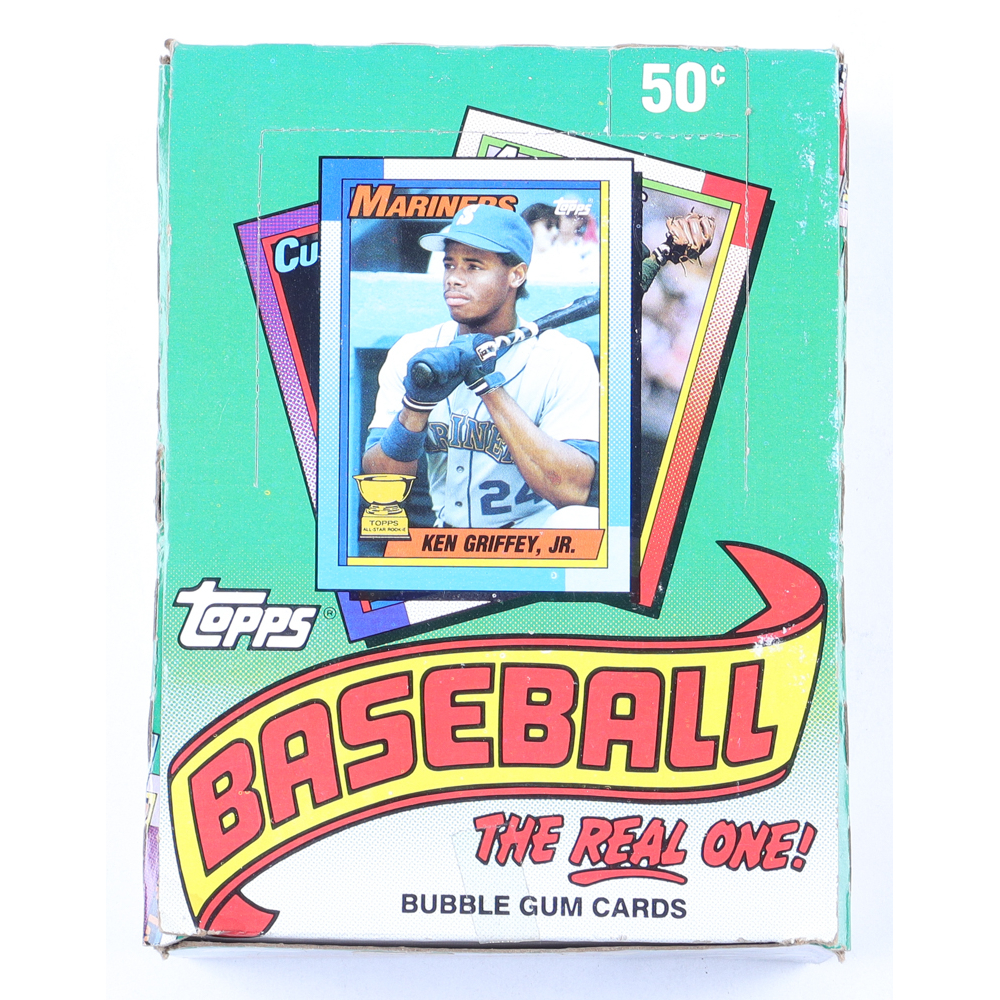 1990 Topps Baseball Wax Box with (36) Packs | Pristine Auction