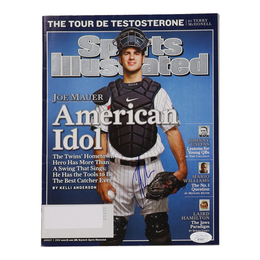 Joe Mauer Signed 2006 Sports Illustrated Magazine (JSA) | Pristine Auction