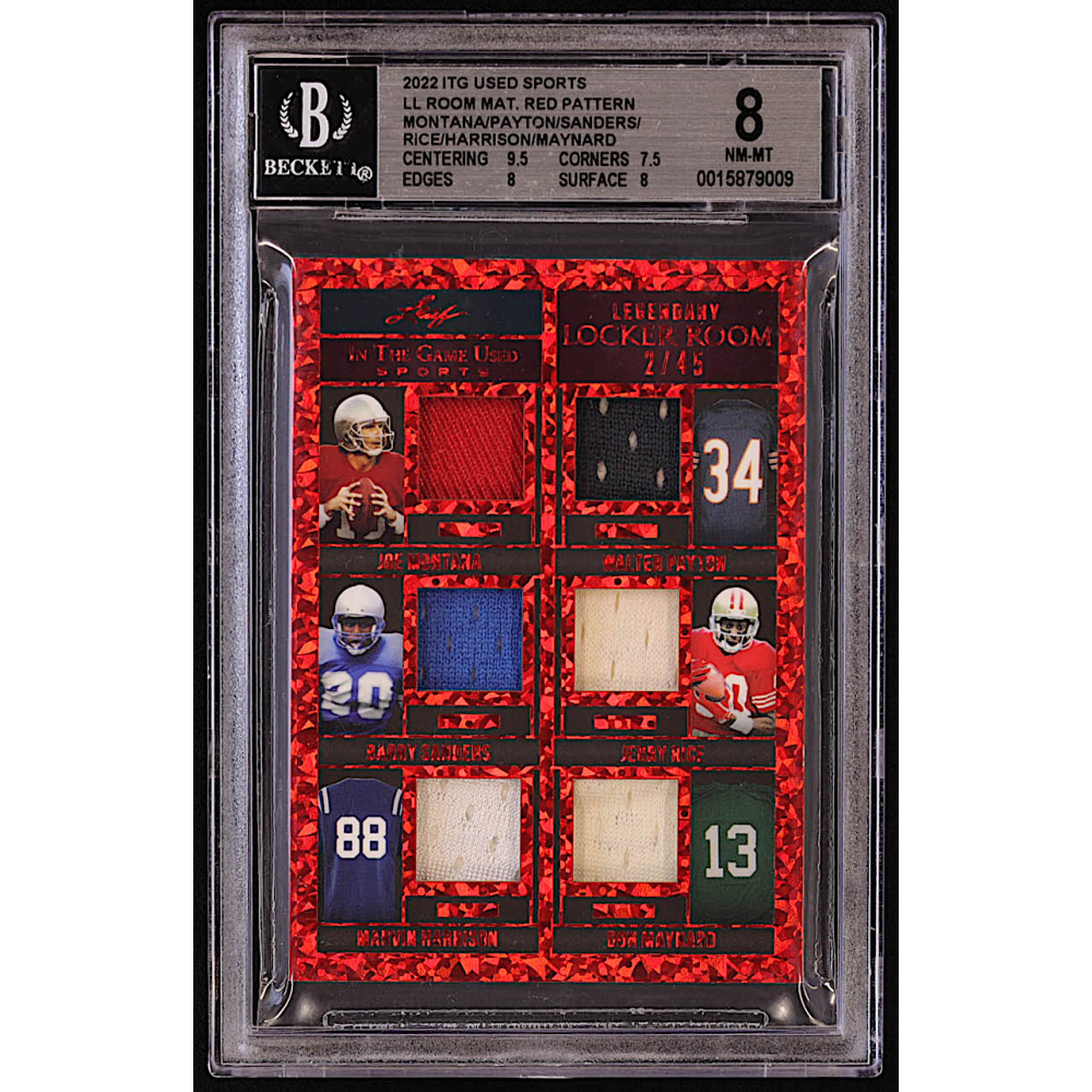Joe Montana / Walter Payton / Barry Sanders / Jerry Rice / Marvin ...