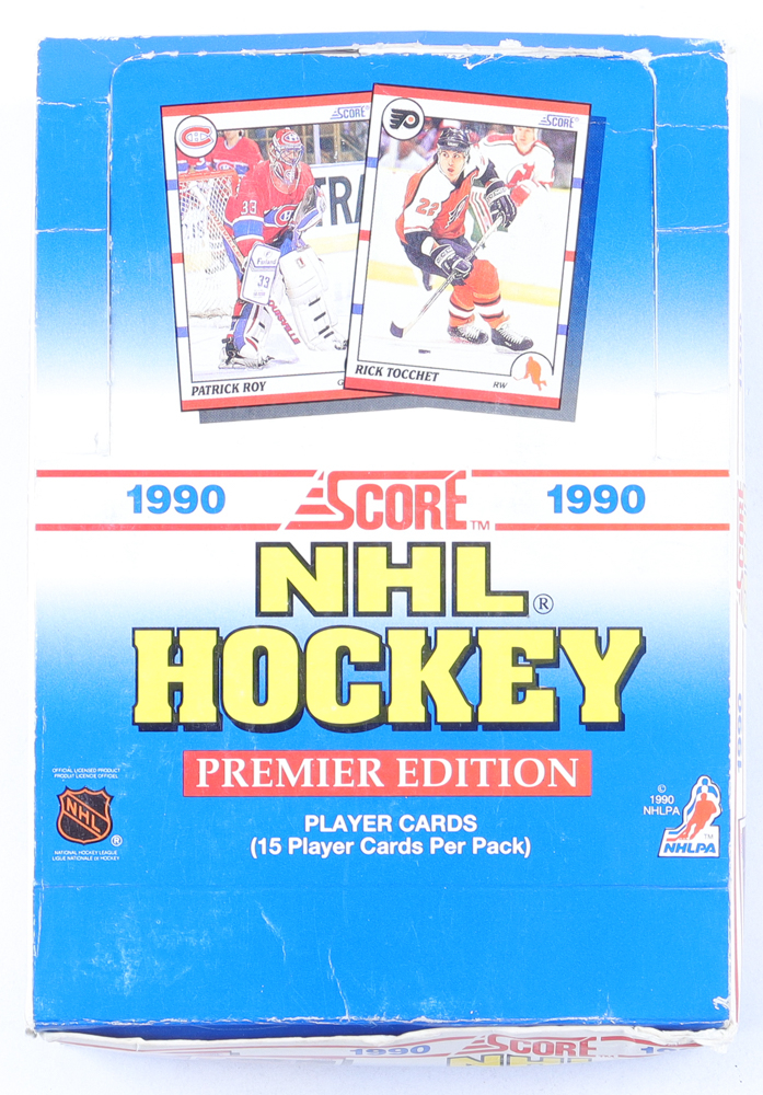 1990-91 Score Hockey Premier Edition Wax Box of (36) Packs | Pristine ...