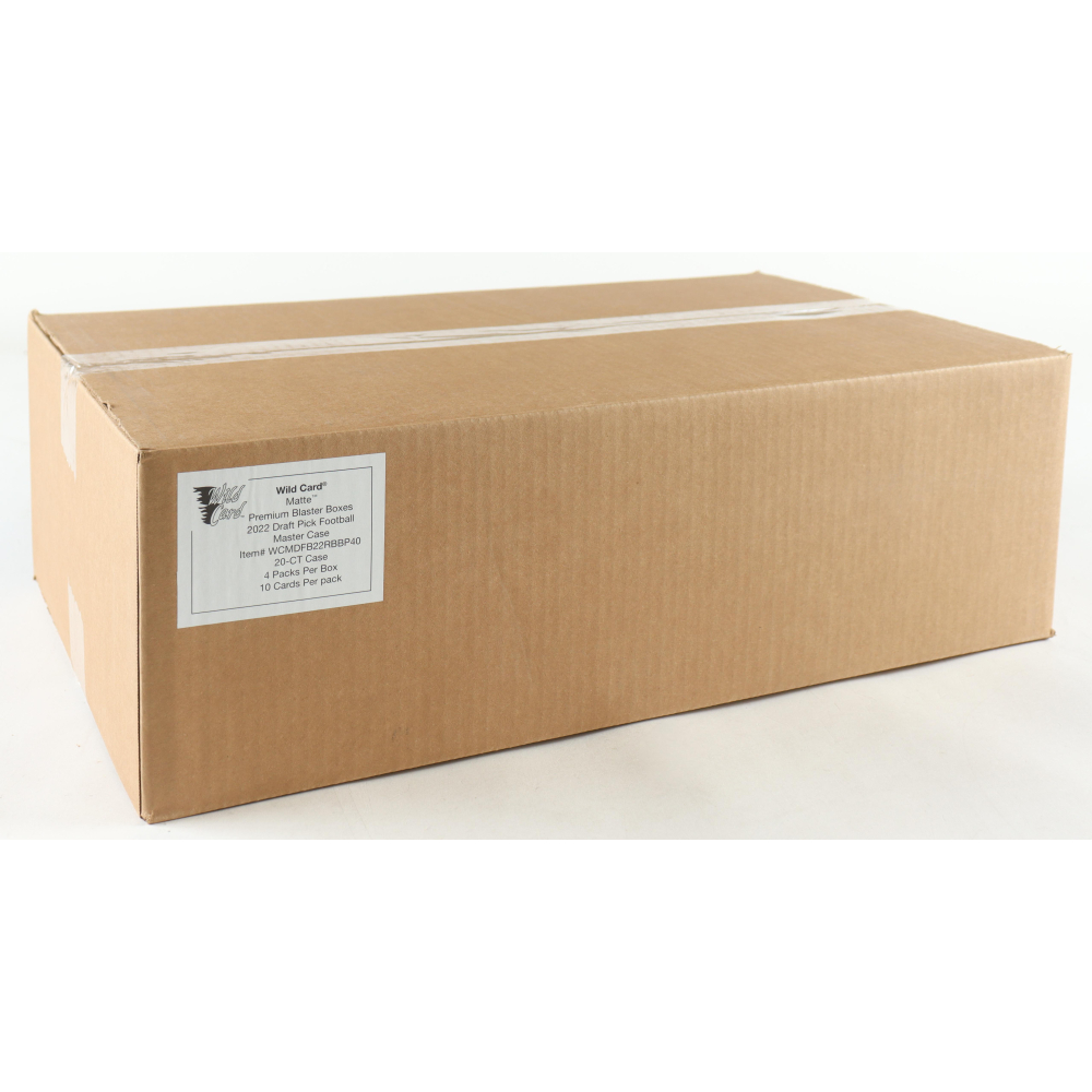 2022 Wild Card Draft Pick Football Master Case with (20) Blaster Boxes ...