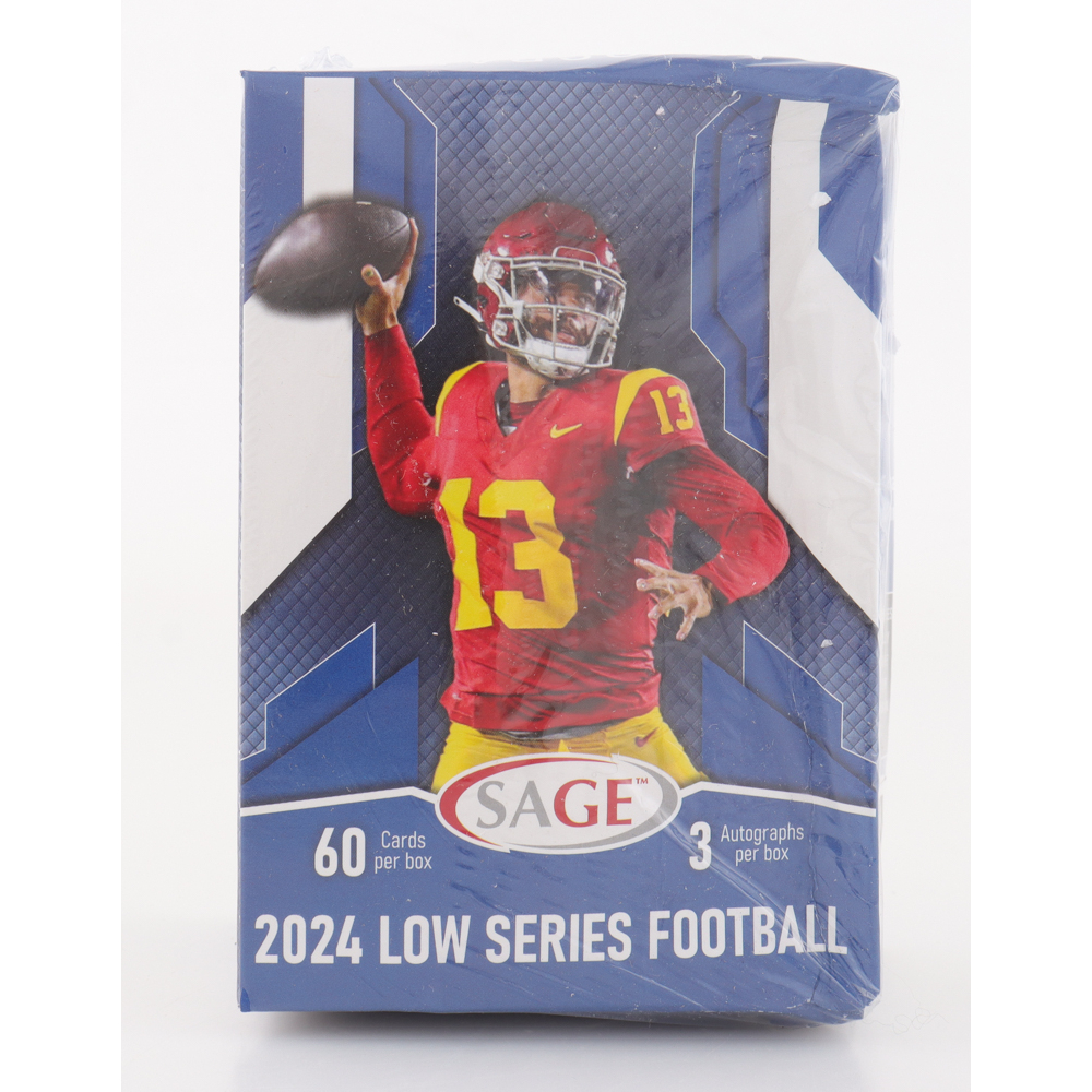 2024 Sage Football Low Series Football Blaster Box with (5) Packs ...