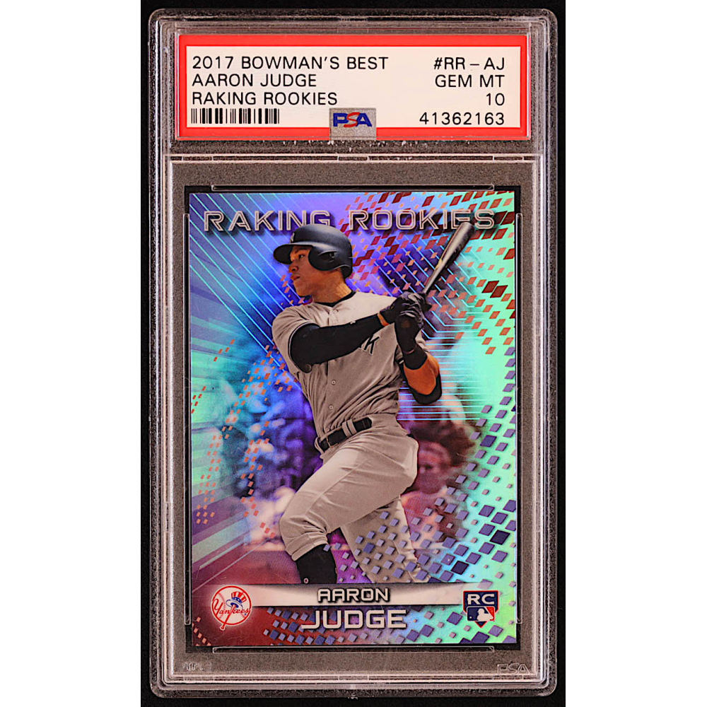 Aaron Judge 2017 Bowman's Best Raking Rookies #RRAJ RC (PSA 10 ...