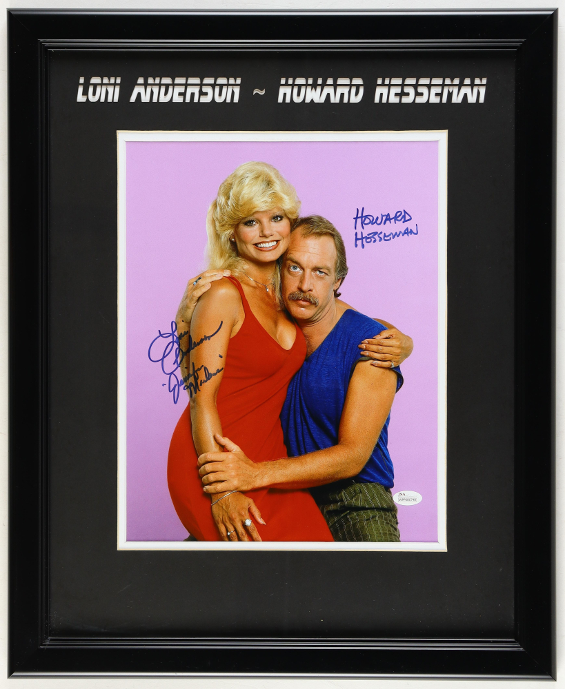 Loni Anderson And Howard Hesseman Signed Wkrp In Cincinnati Custom