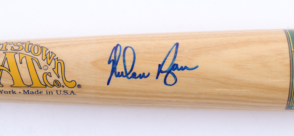 Nolan Ryan Signed Cooperstown Hall Of Fame Baseball Bat (JSA ...
