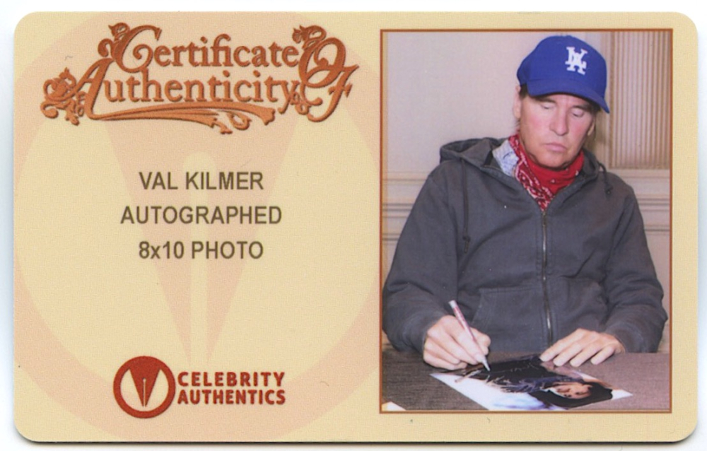 Val Kilmer Signed "Tombstone" Doc Holliday 8×10 Gunfight Scene Photo (Celebrity Authentics ...