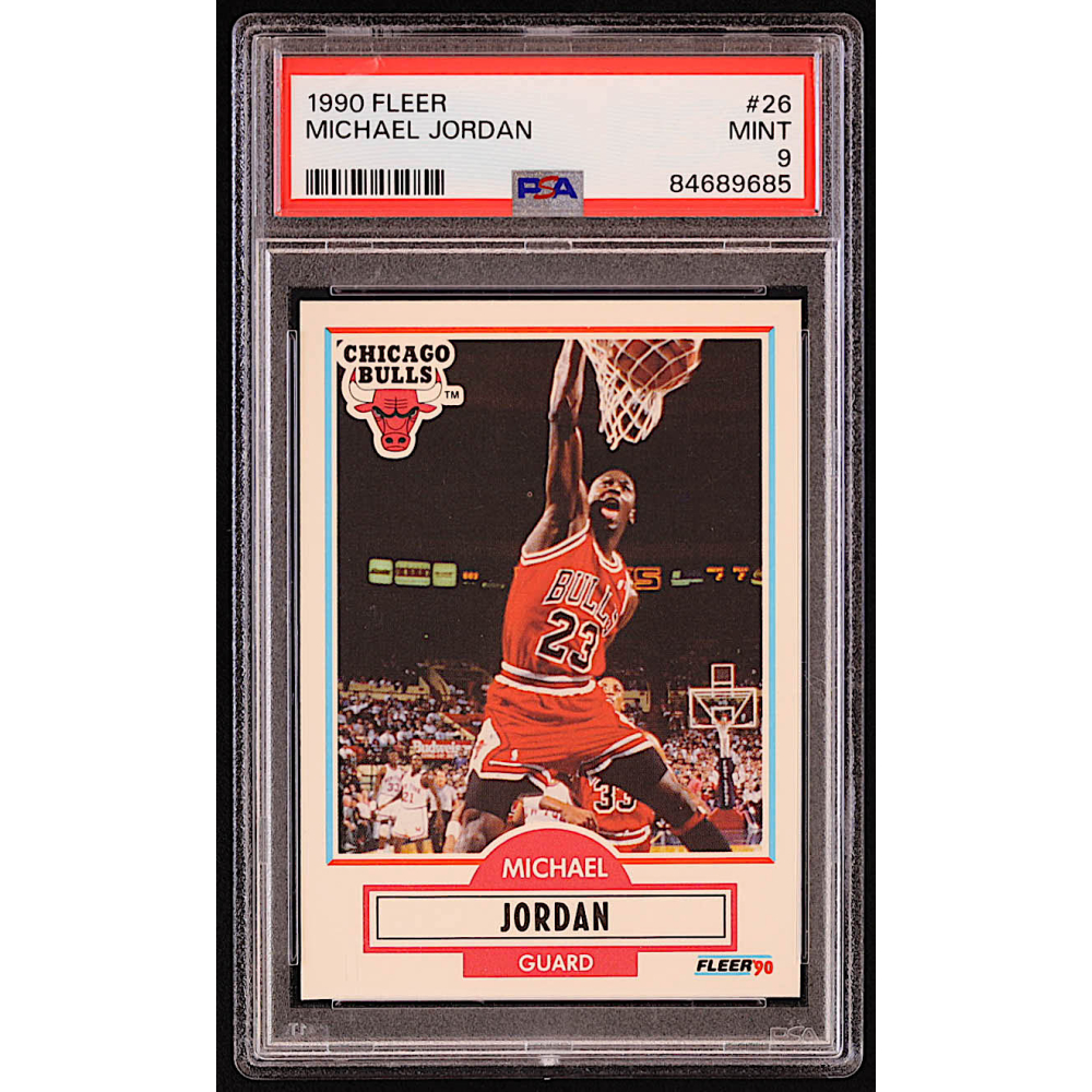 Michael Jordan 1990-91 Fleer #26 (psa 9) | Pristine Auction