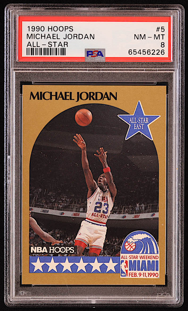 Michael Jordan 1990-91 Hoops #5 AS SP (PSA 8) | Pristine Auction