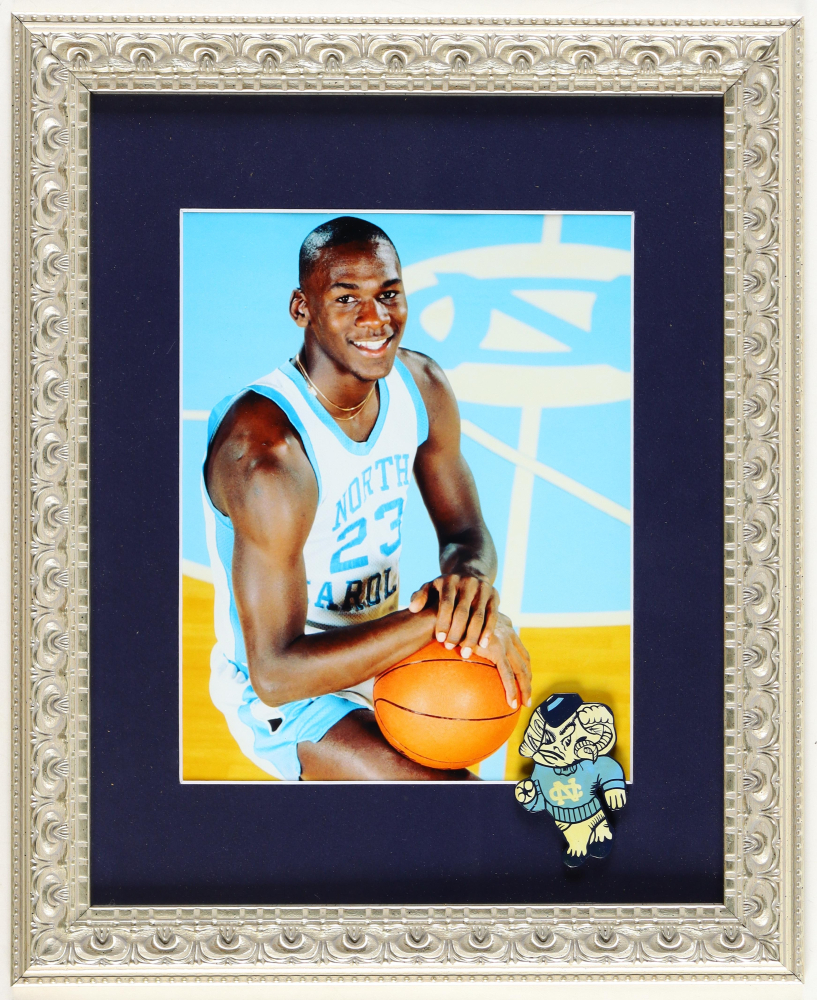 Michael Jordan North Carolina Tar Heels Custom Framed Photo Display ...