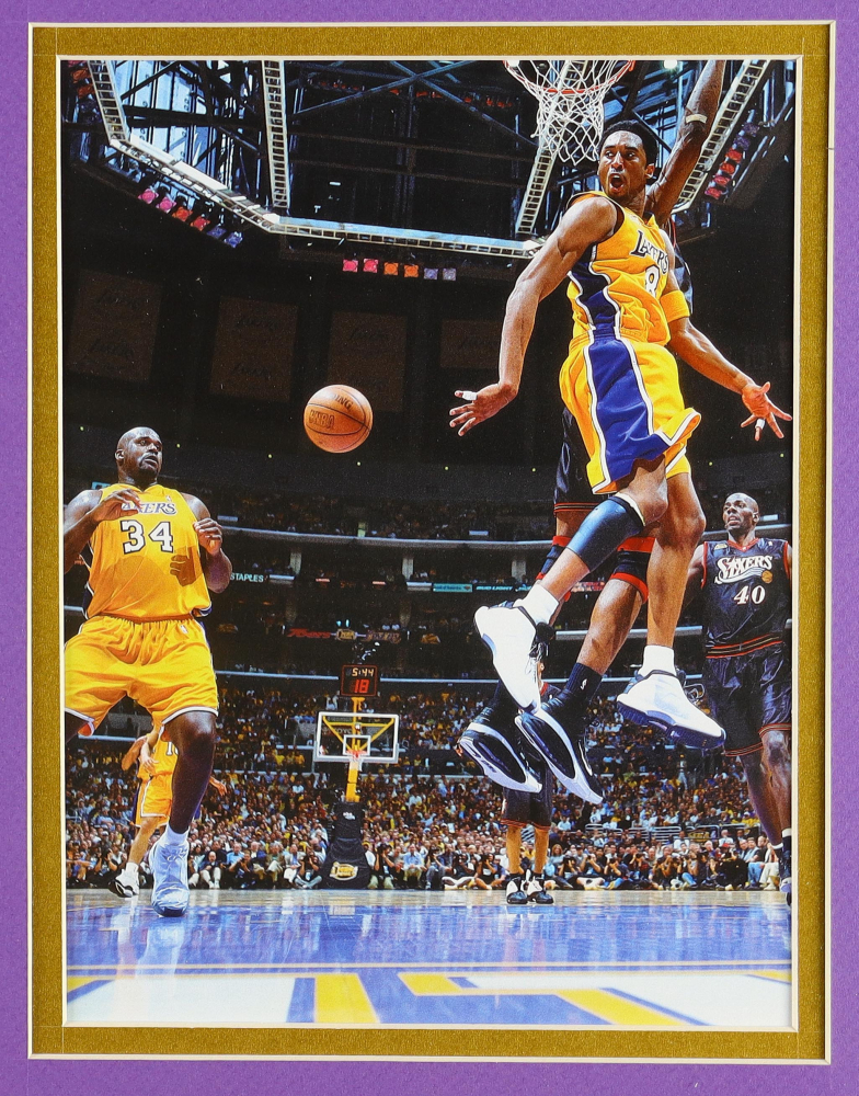 Kobe Bryant Custom Framed Lakers Jersey Display with Lakers Mini Metal ...