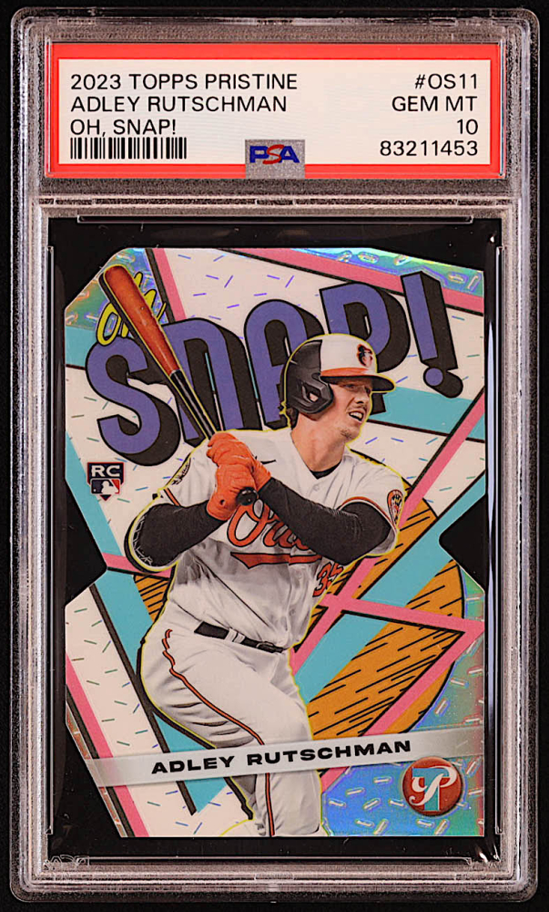 Adley Rutschman 2023 Topps Pristine Oh Snap! #OS11 RC (PSA 10 ...