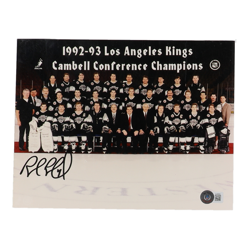 Rob Blake Signed Kings 8x10 Photo (Beckett) | Pristine Auction