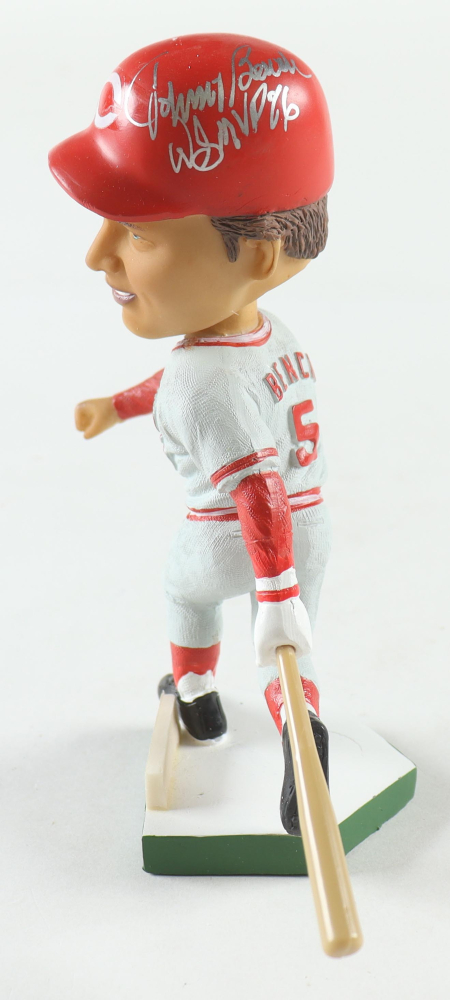 Johnny Bench Signed 6" Bobblehead Inscribed "WS MVP 96" (PSA ...