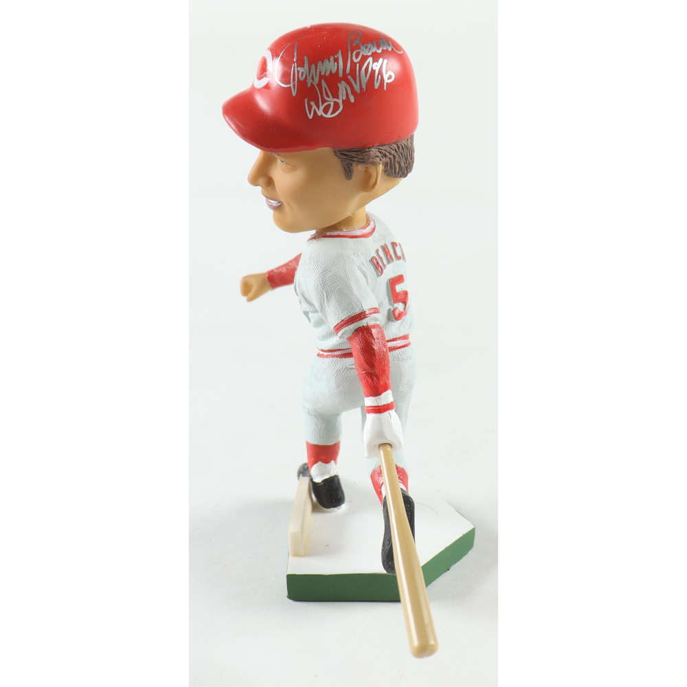 Johnny Bench Signed 6" Bobblehead Inscribed "WS MVP 96" (PSA ...