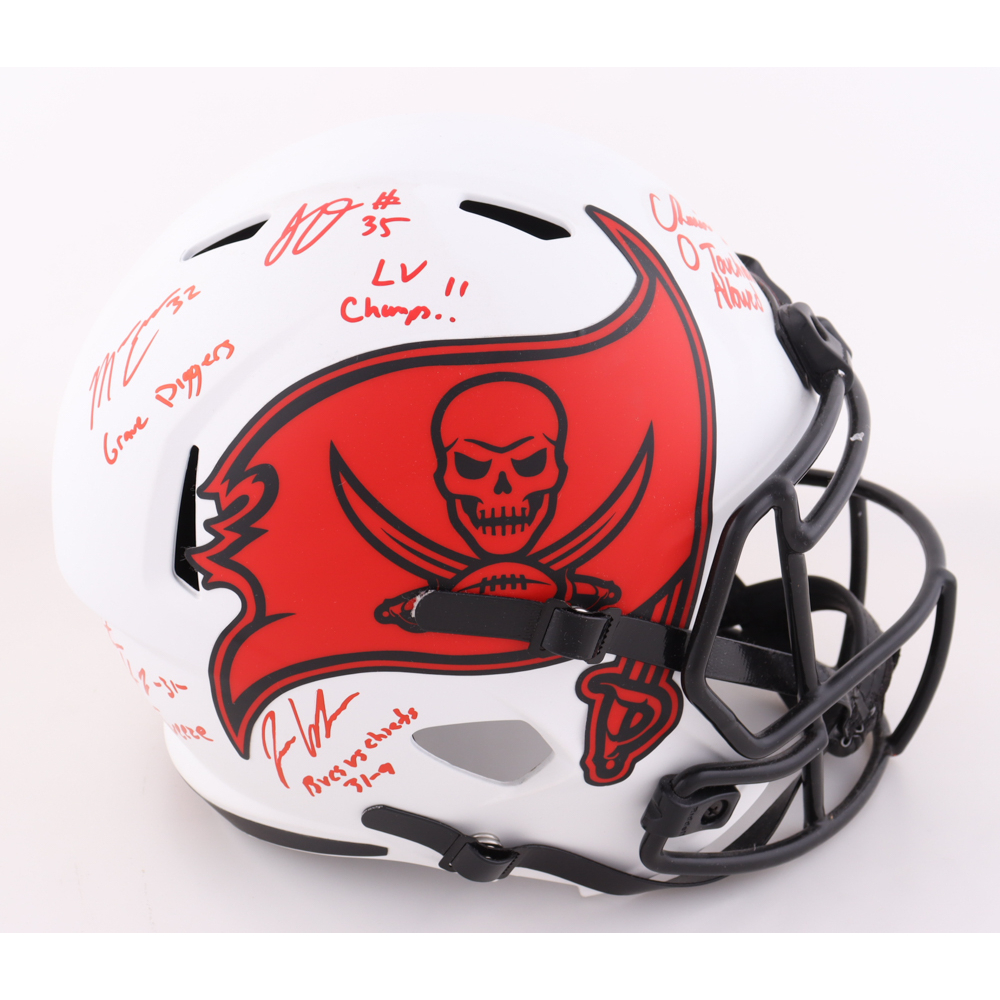 Buccaneers Full-Size Lunar Eclipse Alternate Speed Helmet Signed By (5 ...