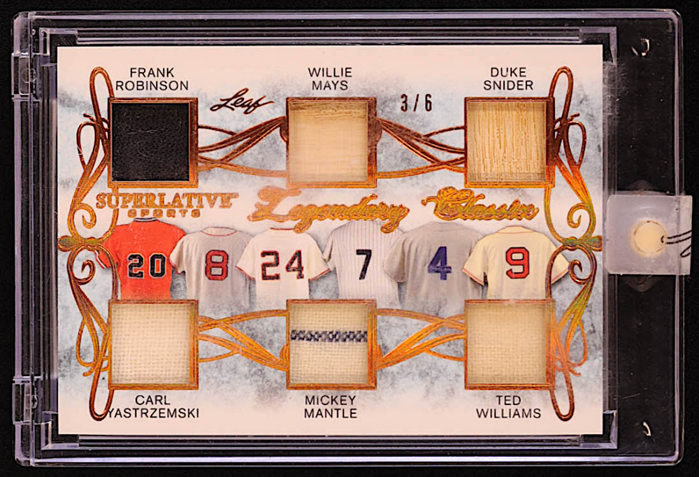 2020 Leaf Superlative Sports Legendary Classix Memorabilia Bronze ...