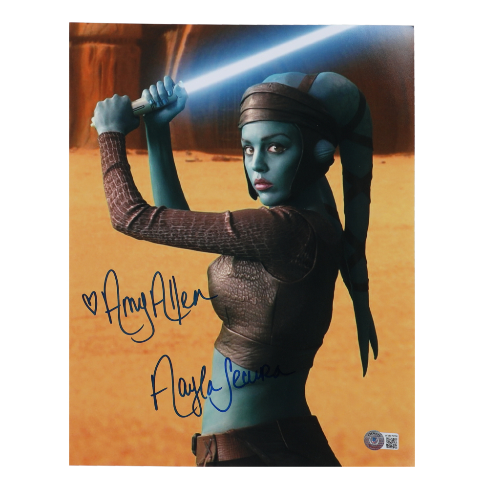 Amy Allen Signed "Star Wars: Episode II: Attack of the Clones" 11x14 Photo Inscribed "Aayla ...