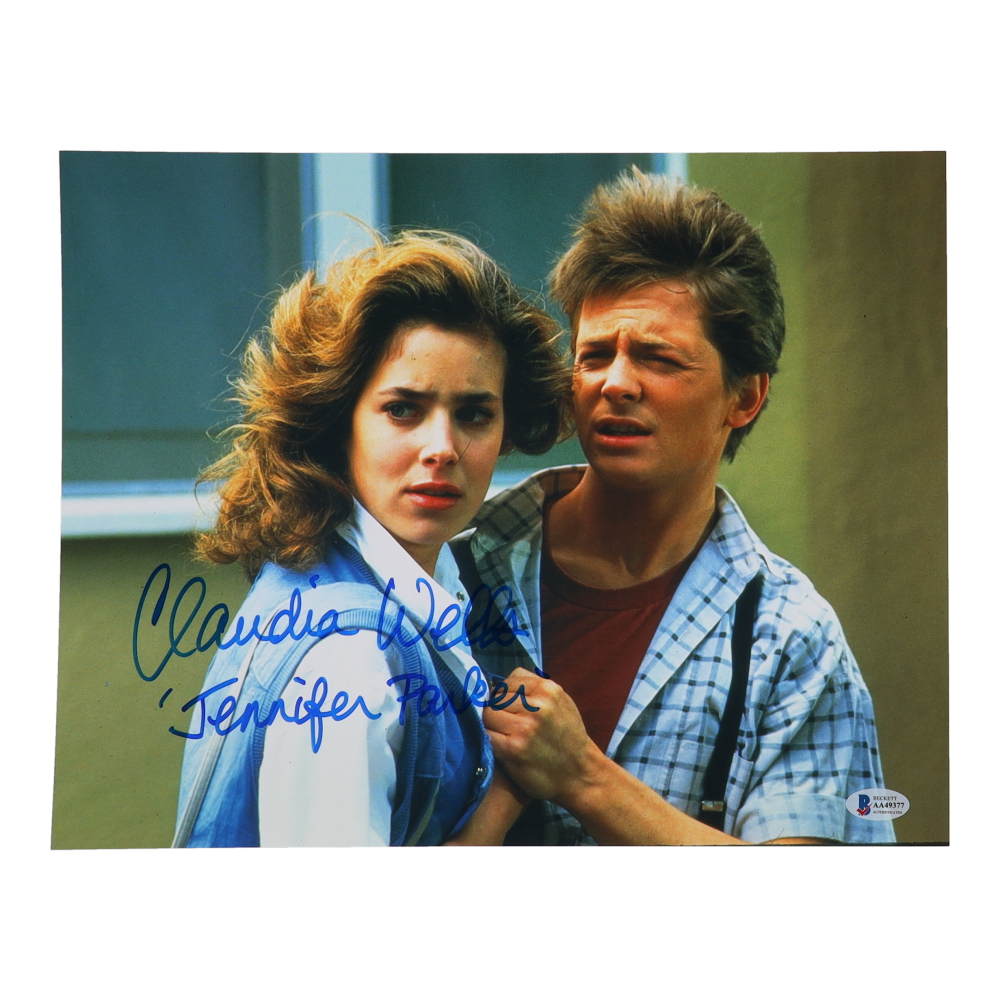 Claudia Wells Signed "Back To The Future" 11x14 Photo Inscribed ...