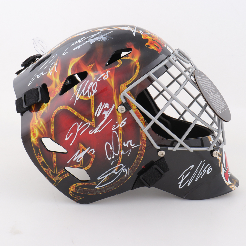 2023-24 Devils Full-Size Helmet Team-Signed by (22) with Jesper Bratt ...
