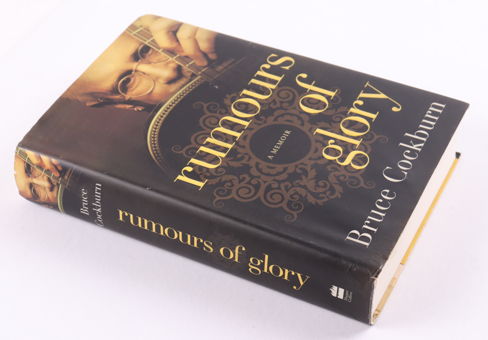 Bruce Cockburn Signed "Rumours of Glory: A Memoir" Hardcover Book with ...