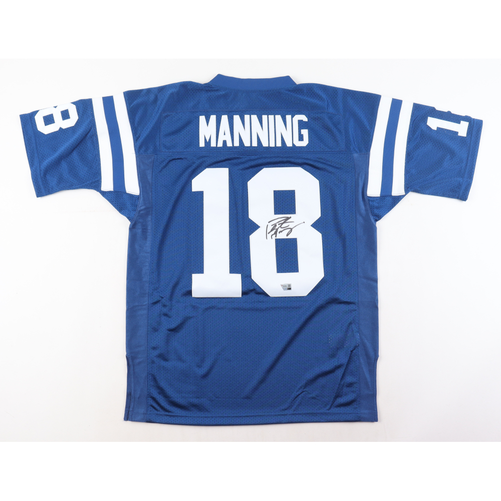 Peyton Manning Signed Colts Mitchell & Ness Authentic Jersey (Fanatics ...
