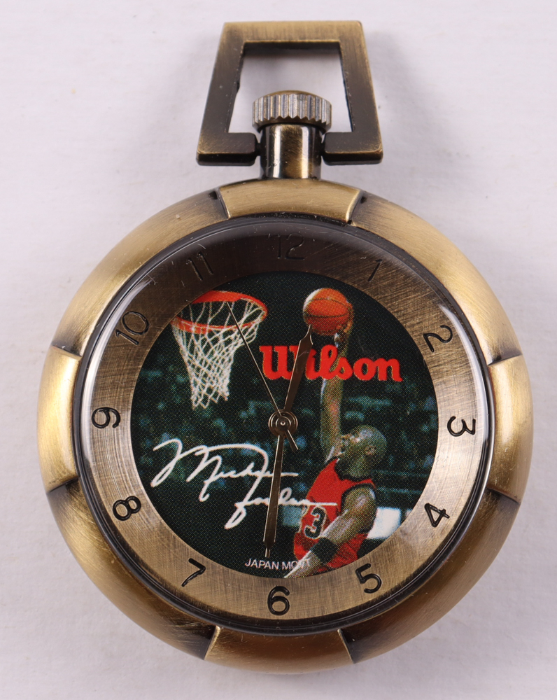 Michael Jordan Wilson Commemorative Pocket Watch with Original Jordan ...