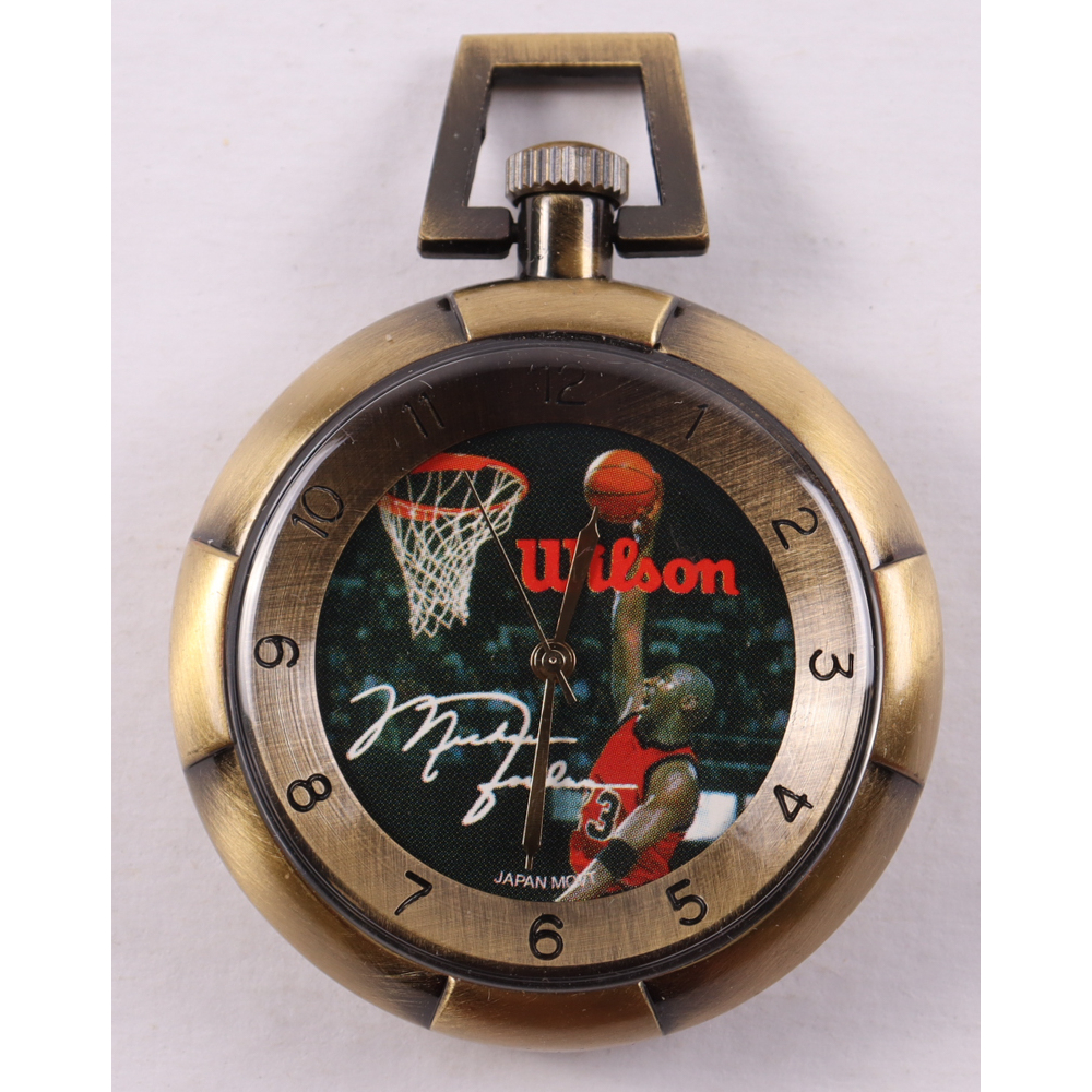 Michael Jordan Wilson Commemorative Pocket Watch with Original Jordan ...