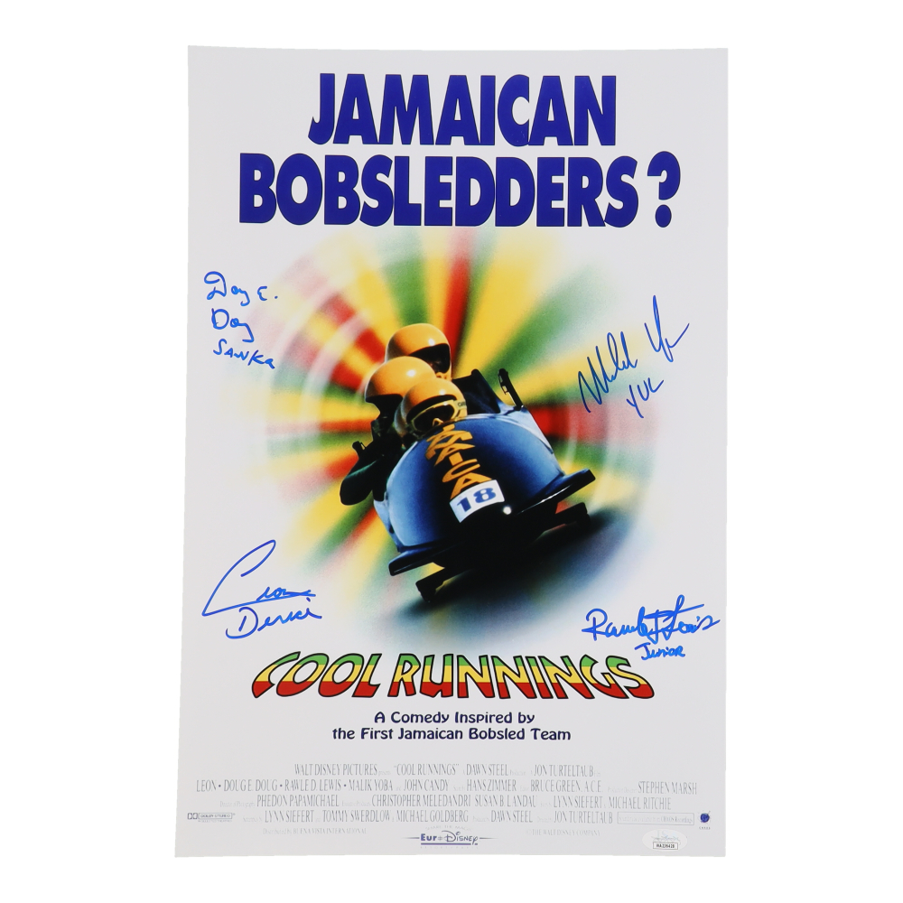 "Cool Runnings" 12x18 Movie Poster Photo Signed By (4) with Rawle D ...