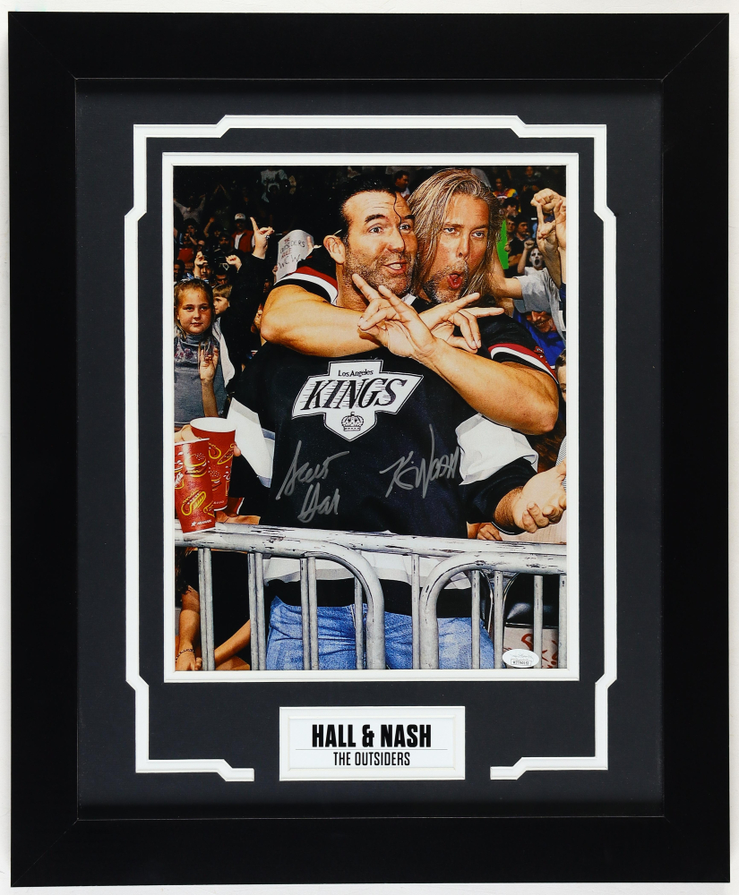 Kevin Nash & Scott Hall Signed WWE Custom Framed Photo Display (JSA) | Pristine Auction