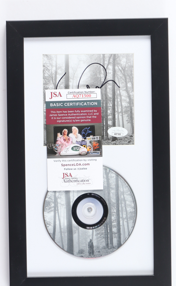 Taylor Swift Signed Custom Framed "Folklore" CD Album Cover Display ...