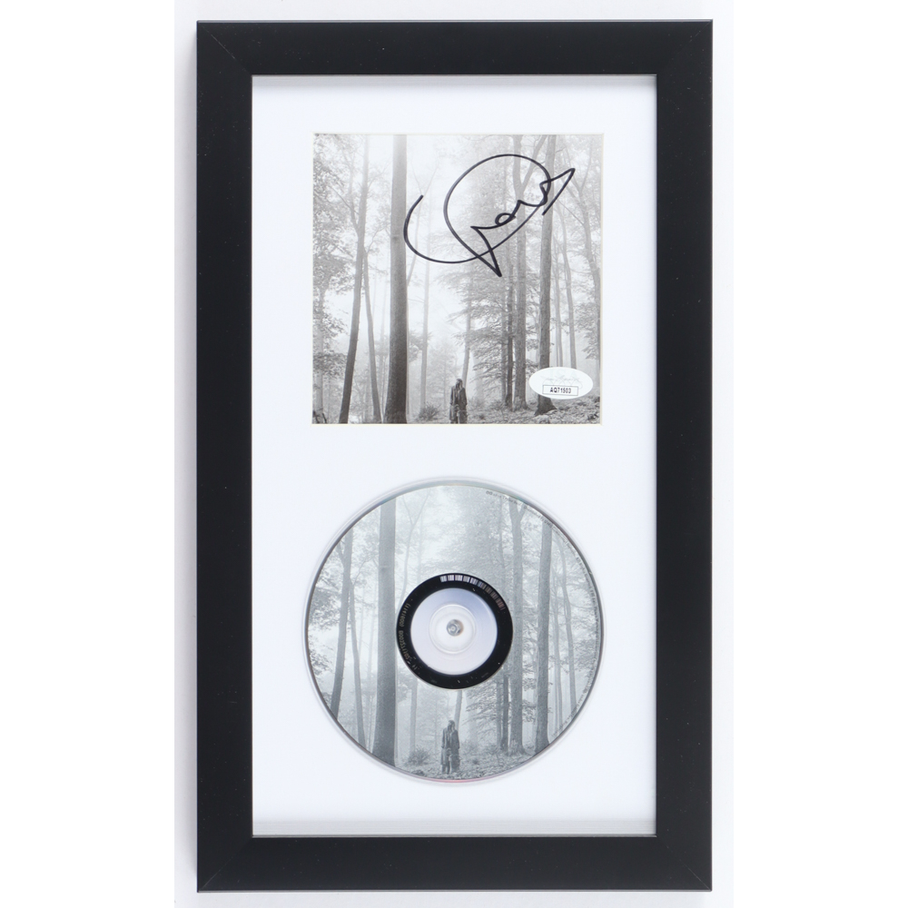 Taylor Swift Signed Custom Framed "Folklore" CD Album Cover Display ...