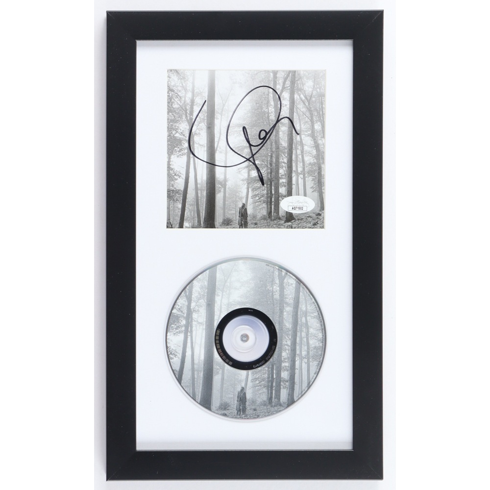 Taylor Swift Signed Custom Framed "Folklore" CD Album Cover Display ...