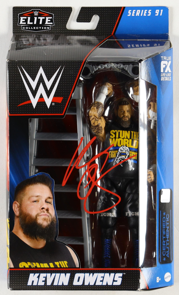 Kevin Owens Signed WWE Elite Collection Action Figure (JSA) | Pristine Auction