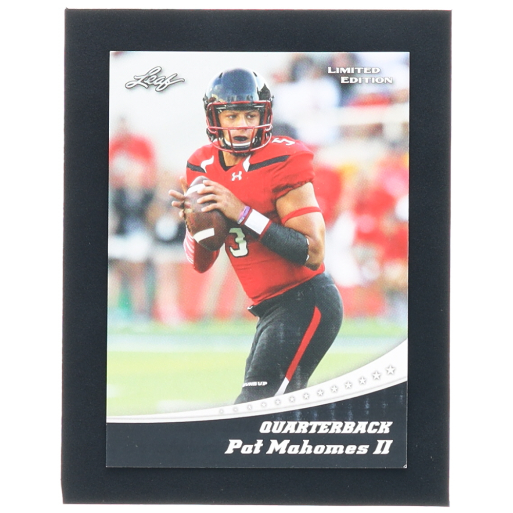 Pat Mahomes II 2017 Leaf Special Release Limited Edition #13 RC ...