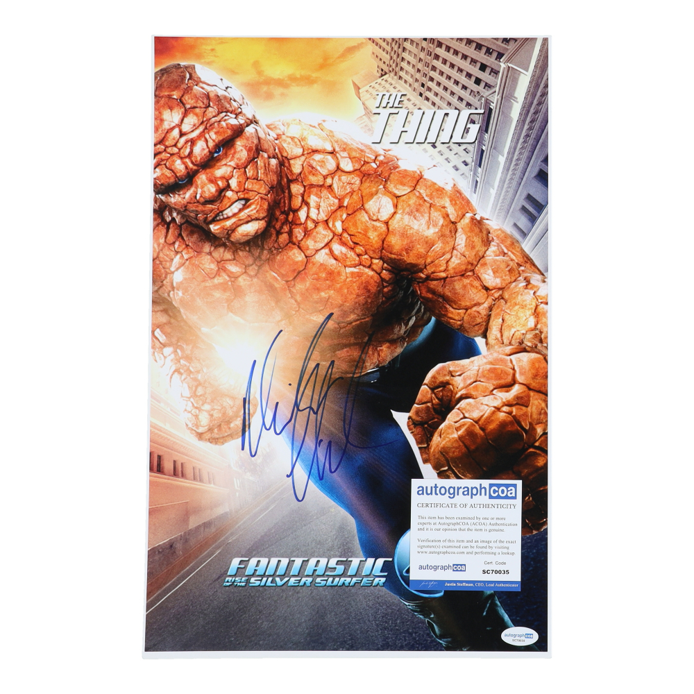 Michael Chiklis Signed "Fantastic Four" 11x17 Photo (AutographCOA ...