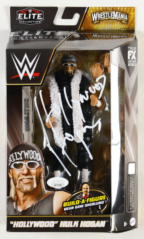 Hulk Hogan Signed WWE Elite Collection Action Figure (JSA) | Pristine Auction