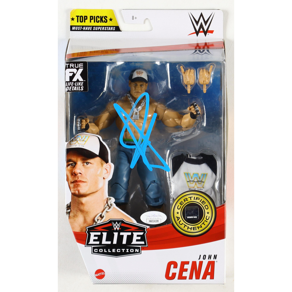 John Cena Signed WWE Elite Collection Action Figure (JSA) | Pristine Auction