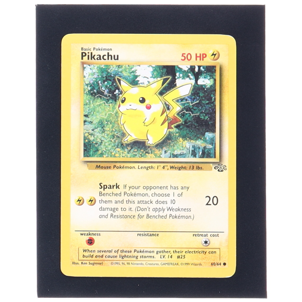 Pikachu 1999 Pokemon Jungle Unlimited #60 | Pristine Auction