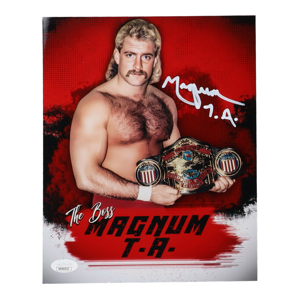 Magnum T. A. Signed WWE 8x10 Photo (JSA) | Pristine Auction