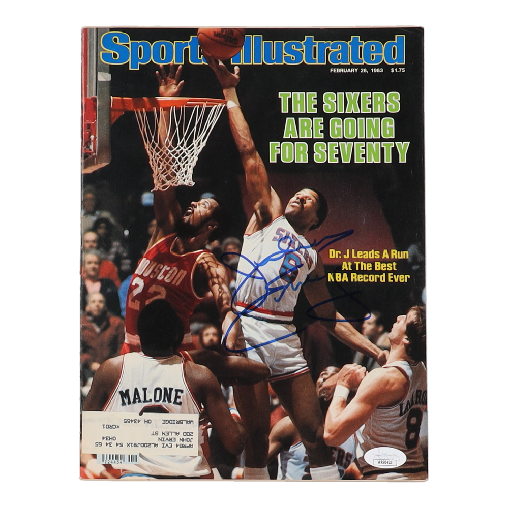 Julius Erving Signed 1983 "Sports Illustrated" Magazine Cover (JSA) | Pristine Auction