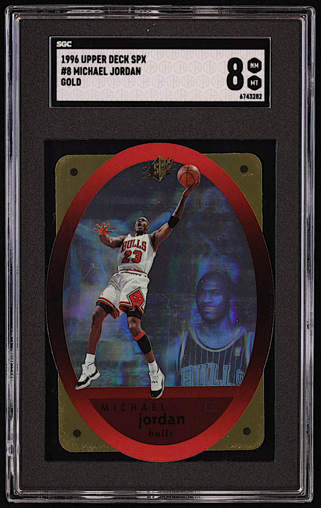 Michael Jordan 1996 SPx Gold #8 (SGC 8) | Pristine Auction
