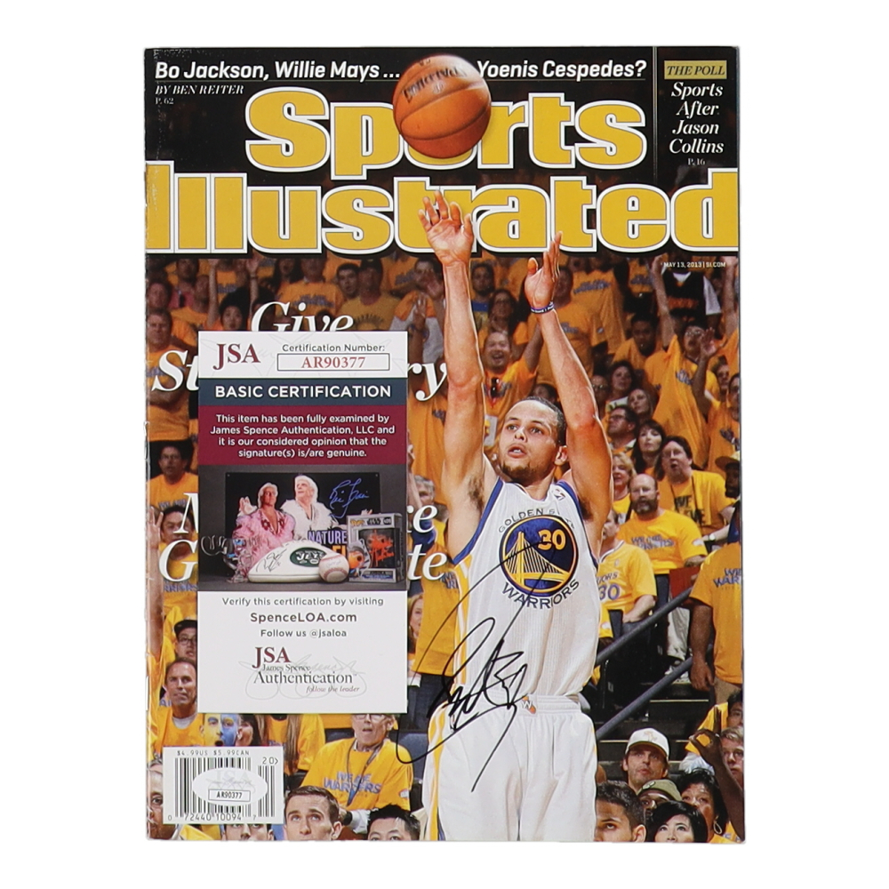 Stephen Curry Signed 2013 "Sports Illustrated" Magazine (JSA ...