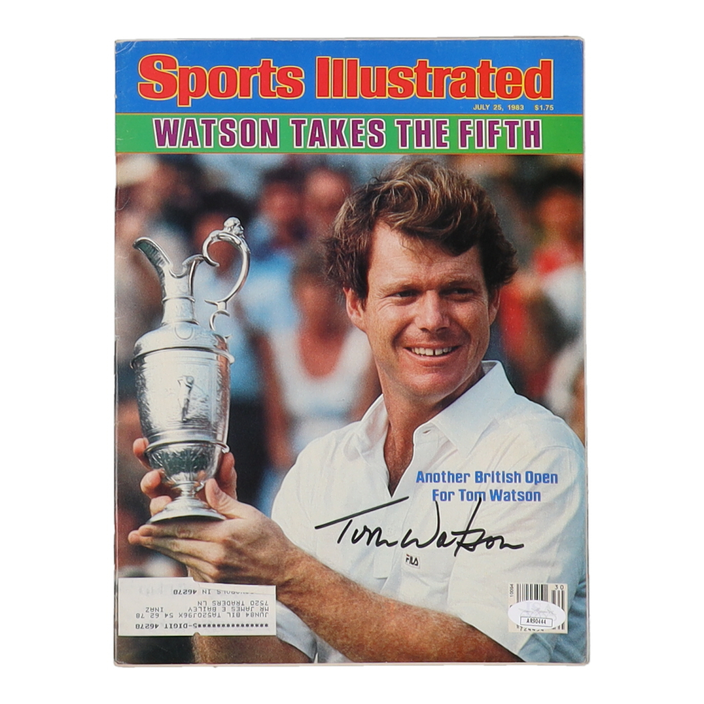 Tom Watson Signed 1983 "Sports Illustrated" Magazine Cover (JSA ...