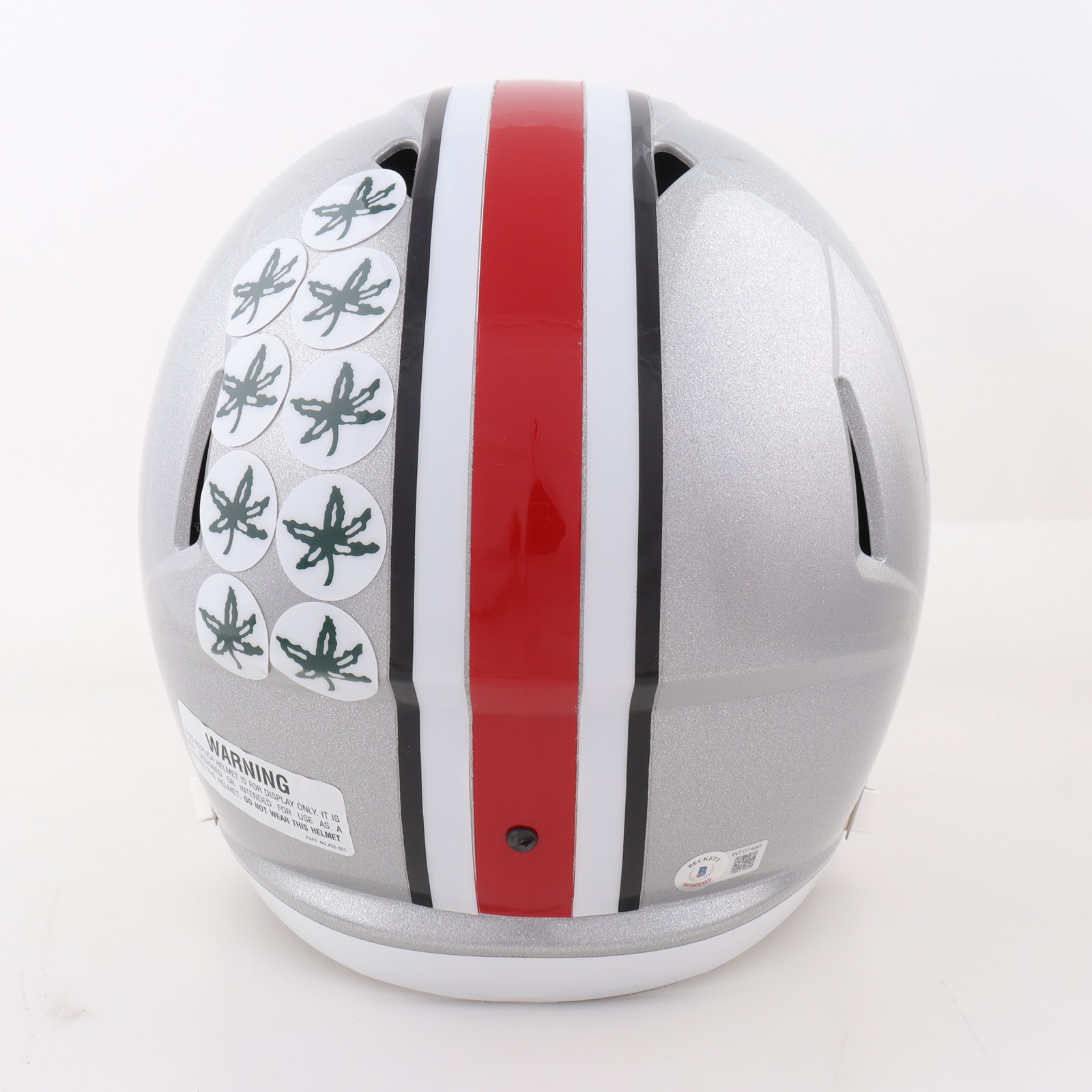 Chris Olave Signed Ohio State Buckeyes Full-Size Speed Helmet (Beckett ...