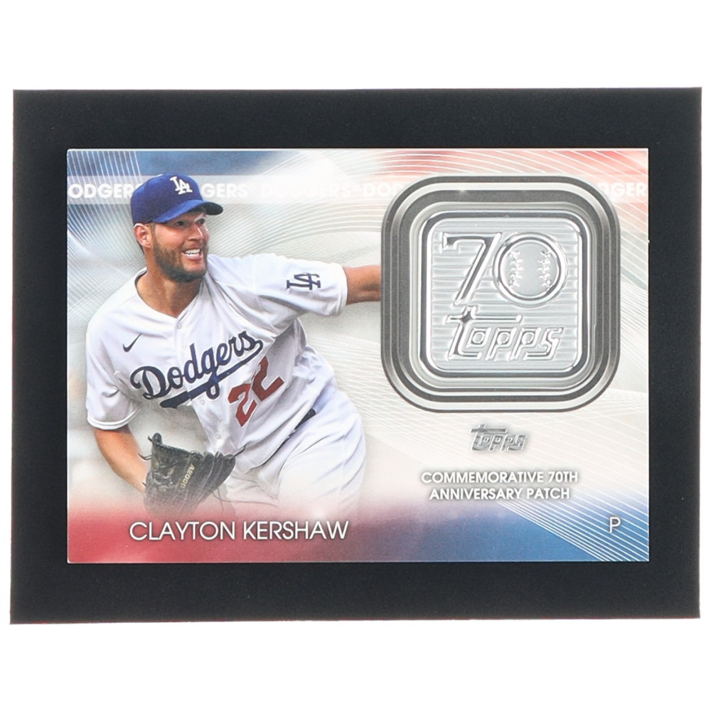 Clayton Kershaw 2021 Topps 70th Anniversary Commemorative Logo Patches #70LPCK | Pristine Auction