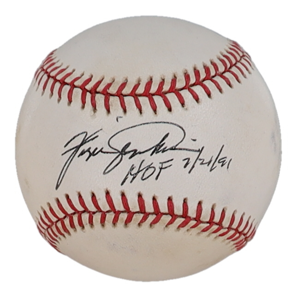 Fergie Jenkins Signed ONL Baseball Inscribed Fergie Jenkins Signed ONL Baseball Inscribed