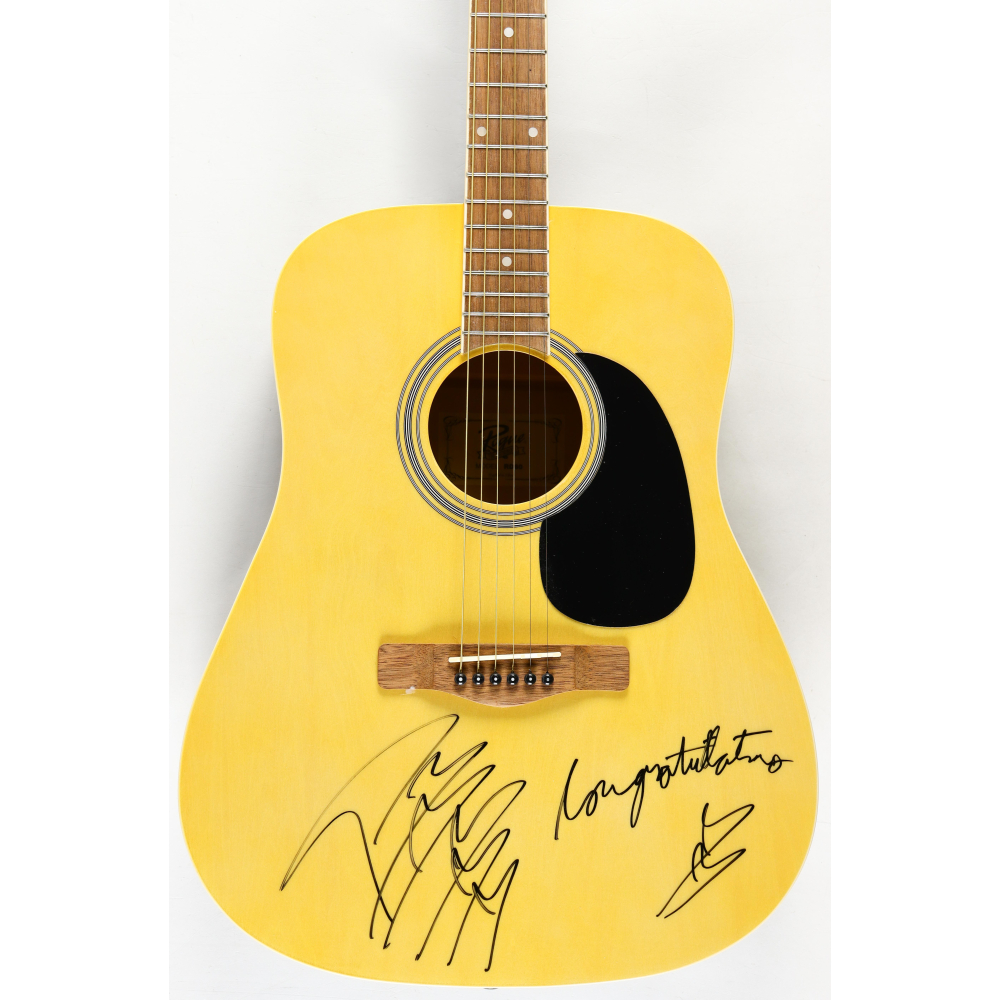 Post Malone Signed 38" Acoustic Guitar Inscribed "Congratulations" (JSA ...