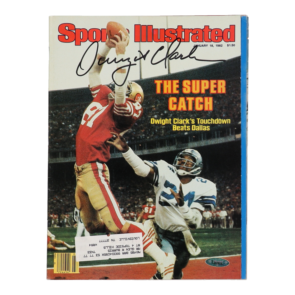 Dwight Clark Signed 1982 "Sports Illustrated" Magazine (TriStar ...