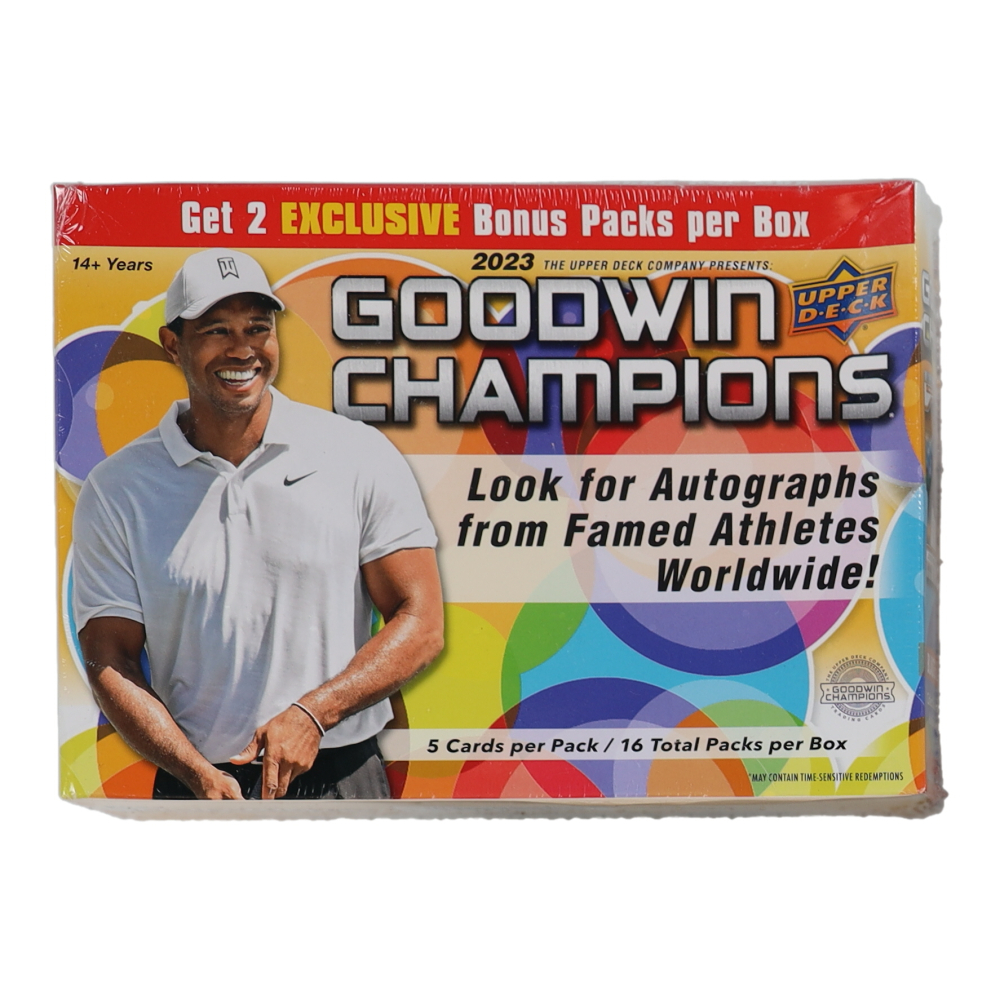 2023 Goodwin Champions Mega Box with (16) Packs | Pristine Auction