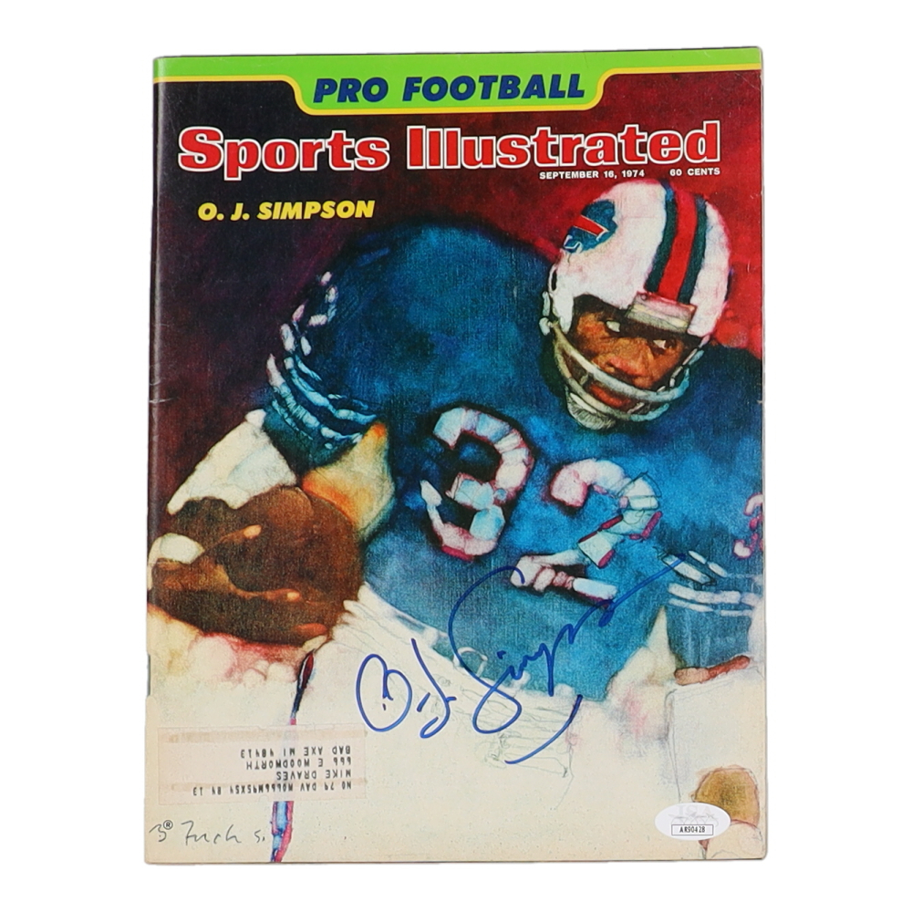 O.J. Simpson Signed 1974 "Sports Illustrated" Magazine (JSA) | Pristine ...